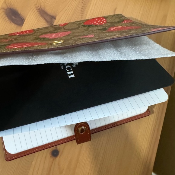 Coach | Accessories | Coach Notebook In Signature Canvas With Wild ...